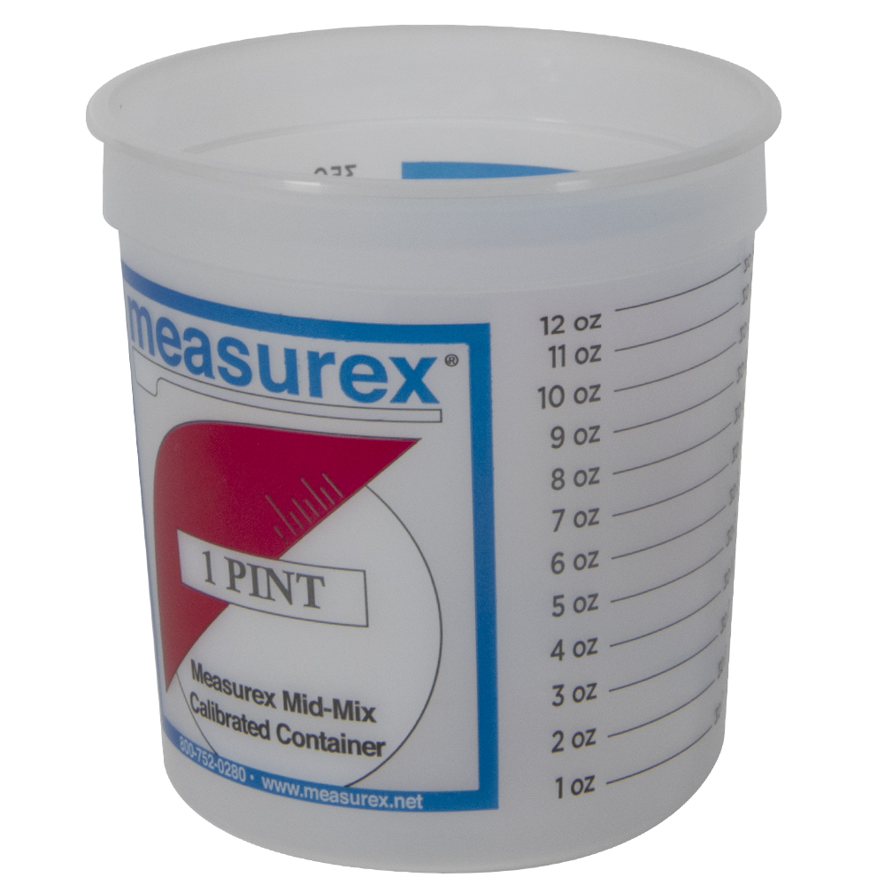 1 Pint (16 oz.) Polypropylene Measurex® Container (Lid Sold Separately ...