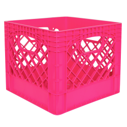 Purple Vented Dairy Crate - 13.1" L x 13.1" W x 11" Hgt. | U.S. Plastic ...