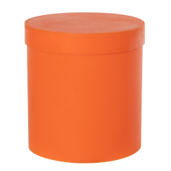 Red Roundabout Container with Lid | U.S. Plastic Corp.