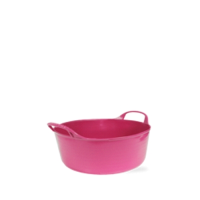 1.3 Gallon Pink Extra Small Shallow Tub | U.S. Plastic Corp.