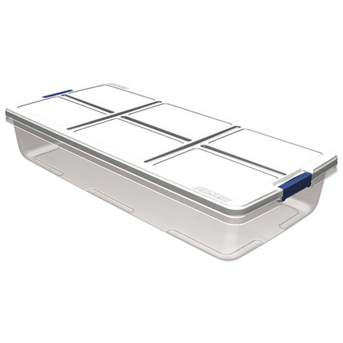 52 Quart Hefty® White Storage Bin - 36" L x 16.8" W x 6.6" Hgt. | U.S ...