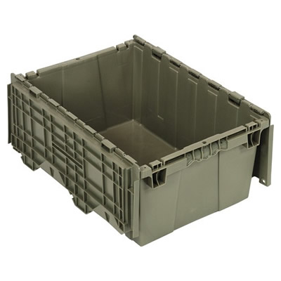 21-3/4" L x 14-7/8" W x 9-5/8" Hgt. Heavy-Duty Attached Top Container ...