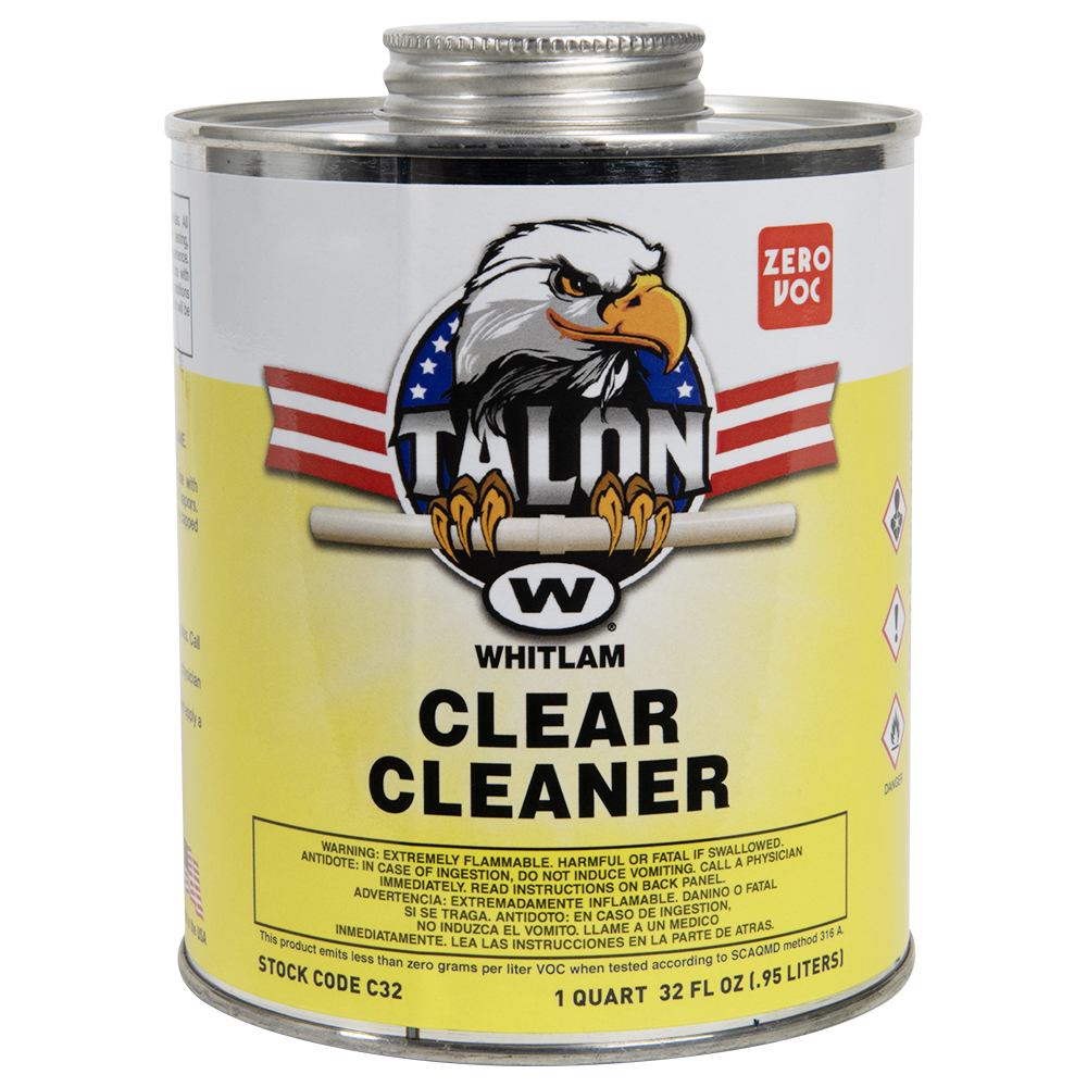 TALON™ Clear Low VOC Cleaner | U.S. Plastic Corp.