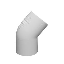3" Schedule 40 Gray PVC Socket 45° Elbow | U.S. Plastic Corp.