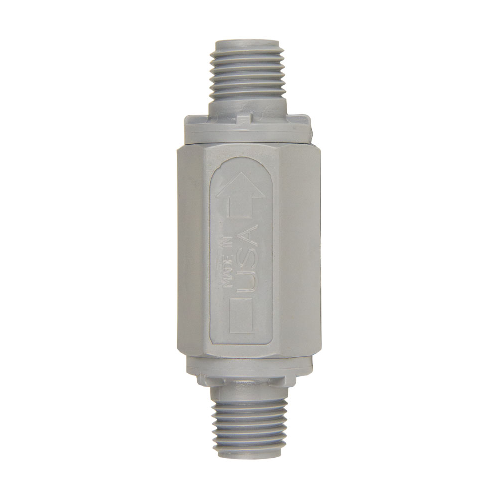 1/4" MNPT x 1/4" MNPT Series 426 PVC Check Valve with Buna-N Seals | U ...