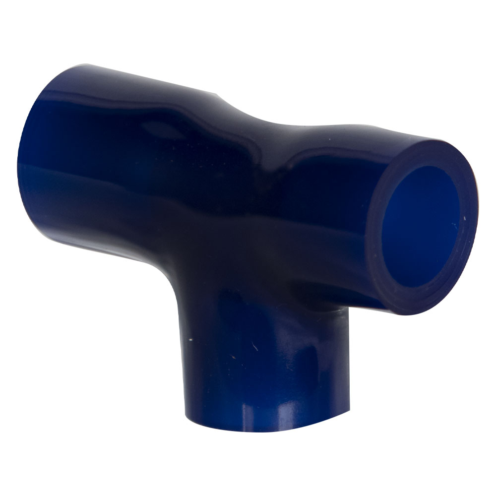 1/2" ID Blue Excelon F-1000 PVC Flexible Tee | U.S. Plastic Corp.