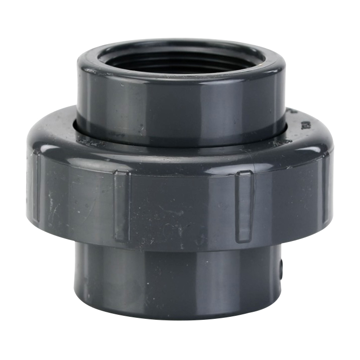 1-1/2" Schedule 80 Gray PVC Threaded Union | U.S. Plastic Corp.