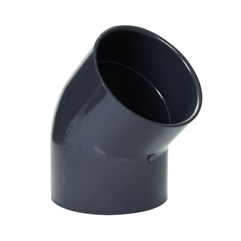 6" Schedule 40 Gray PVC Socket 45° Elbow | U.S. Plastic Corp.
