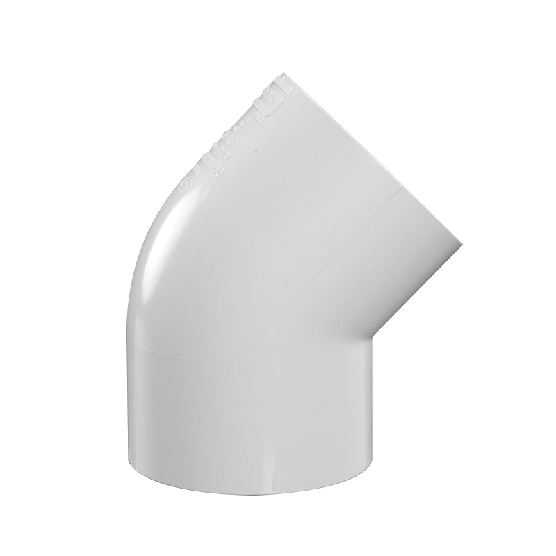 3" Schedule 40 White PVC Socket 45° Elbow | U.S. Plastic Corp.
