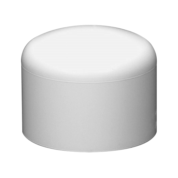 2-1/2" Schedule 40 White PVC Socket Cap | U.S. Plastic Corp.