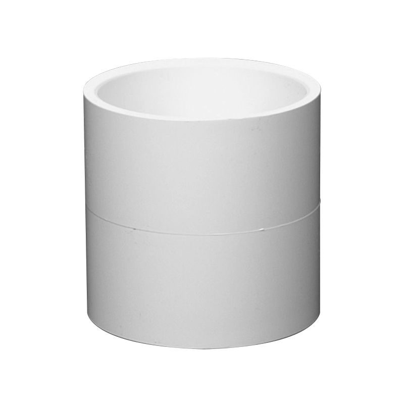 3" Schedule 40 White PVC Socket Coupling | U.S. Plastic Corp.
