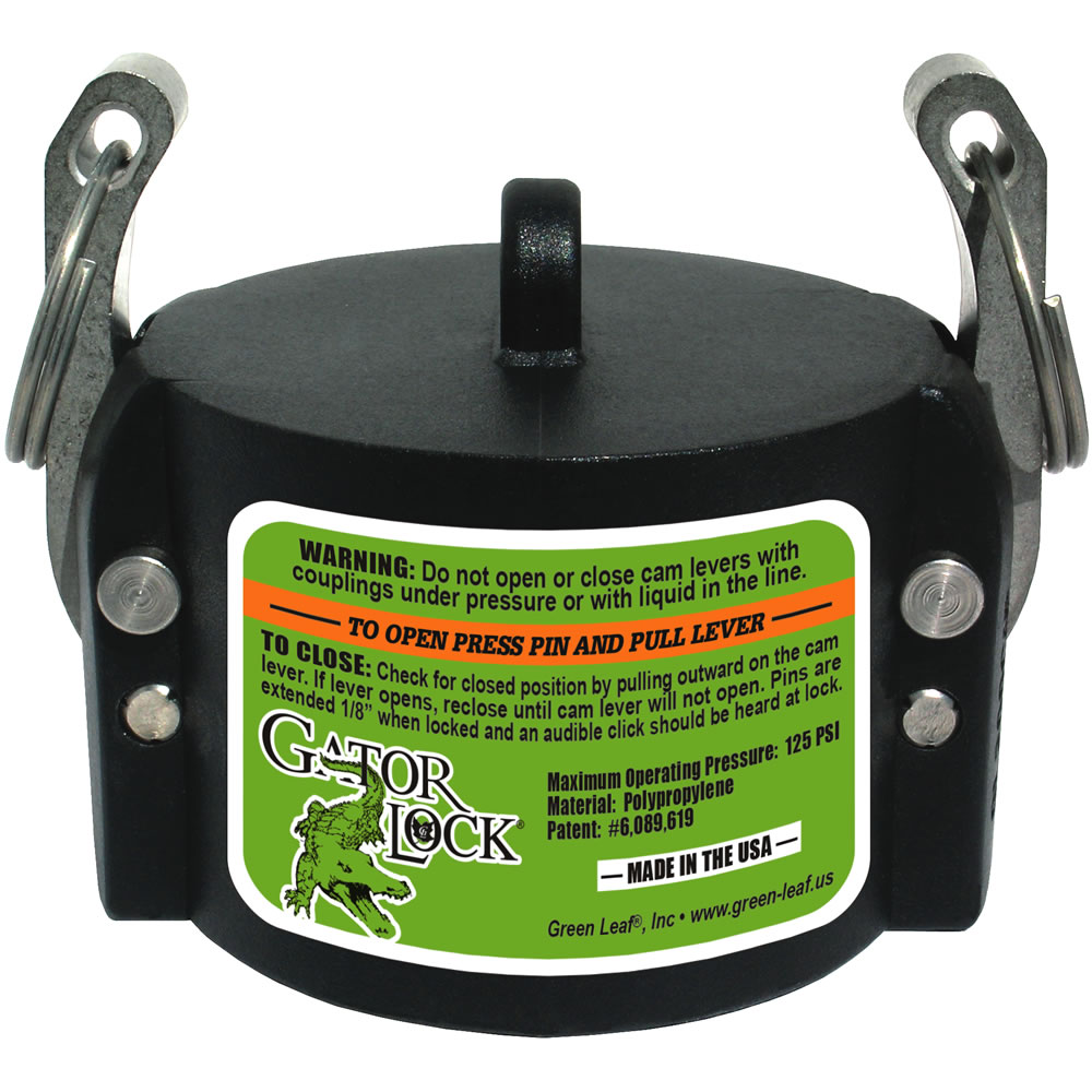 2" GatorLock® Camlock Cap | U.S. Plastic Corp.