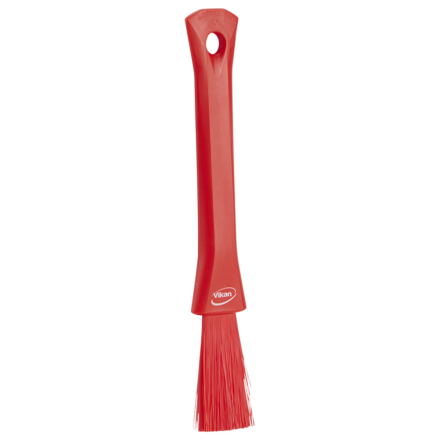 Red Short Handled Soft Premium Detail Brush | U.S. Plastic Corp.