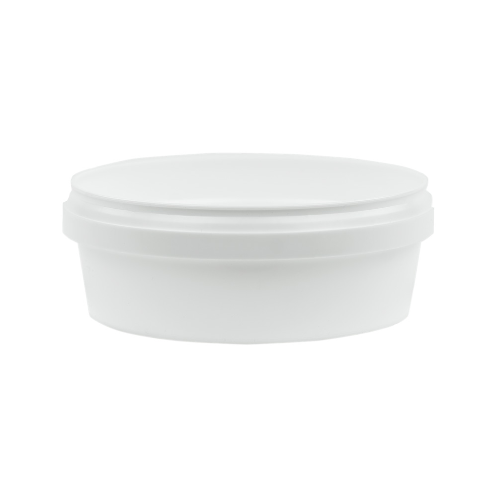 8 oz. White Safe Lock Container (Lid Sold Separately) | U.S. Plastic Corp.