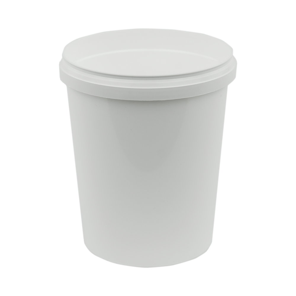 32 oz. White Safe Lock Container (Lid Sold Separately) | U.S. Plastic Corp.
