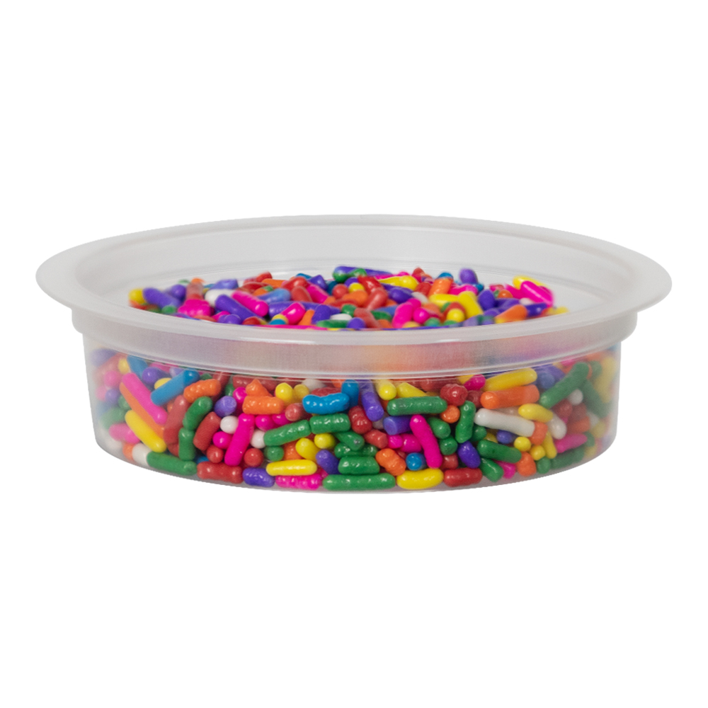 2 Oz Natural Polypropylene Portion Control Cup Lid Sold Separately 2 Oz Natural Polypropylene Portion Control Cup Lid Sold Separately