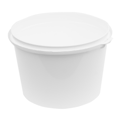 92mm White RingLock® Lid for #81284 | U.S. Plastic Corp.