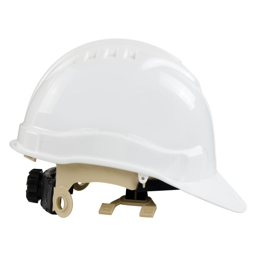 Serpent® White HDPE Safety Helmet | U.S. Plastic Corp.
