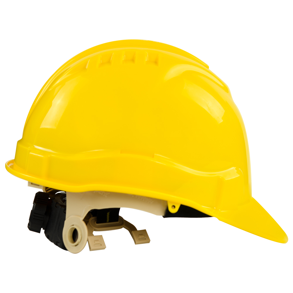 Serpent® Yellow HDPE Safety Helmet | U.S. Plastic Corp.