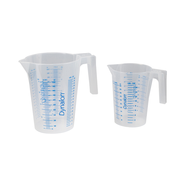Graduated Polypropylene Beaker with Handle | U.S. Plastic Corp.