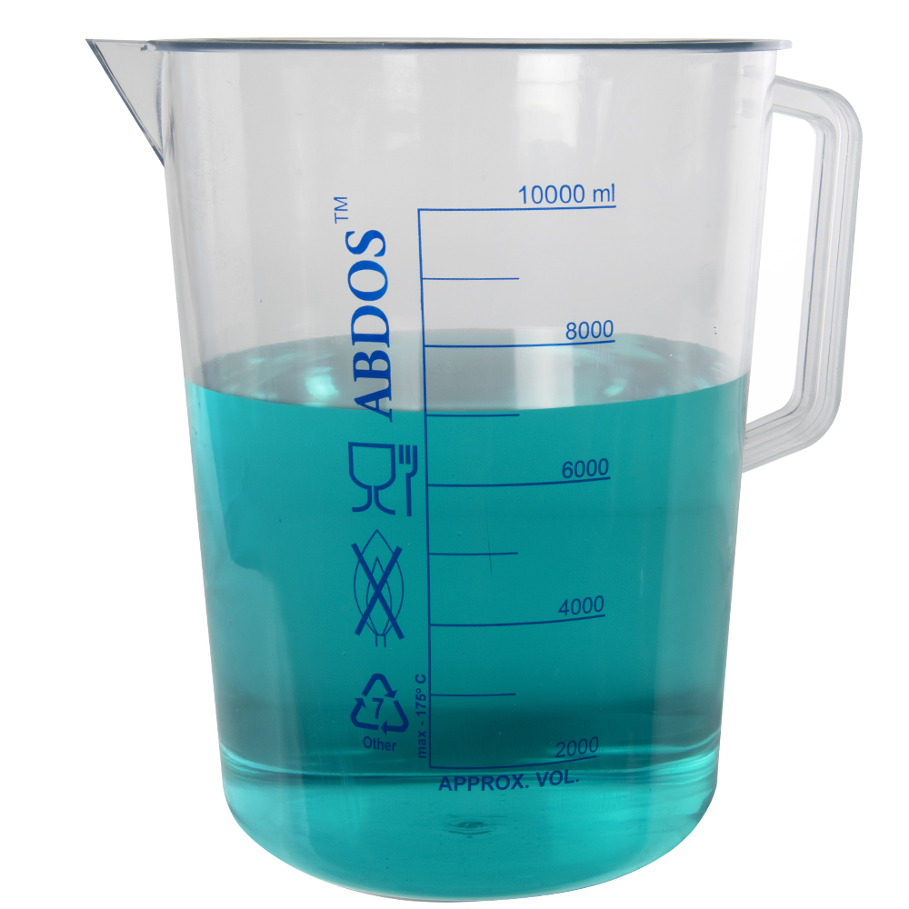 10000mL TPX Beaker with Handle | U.S. Plastic Corp.