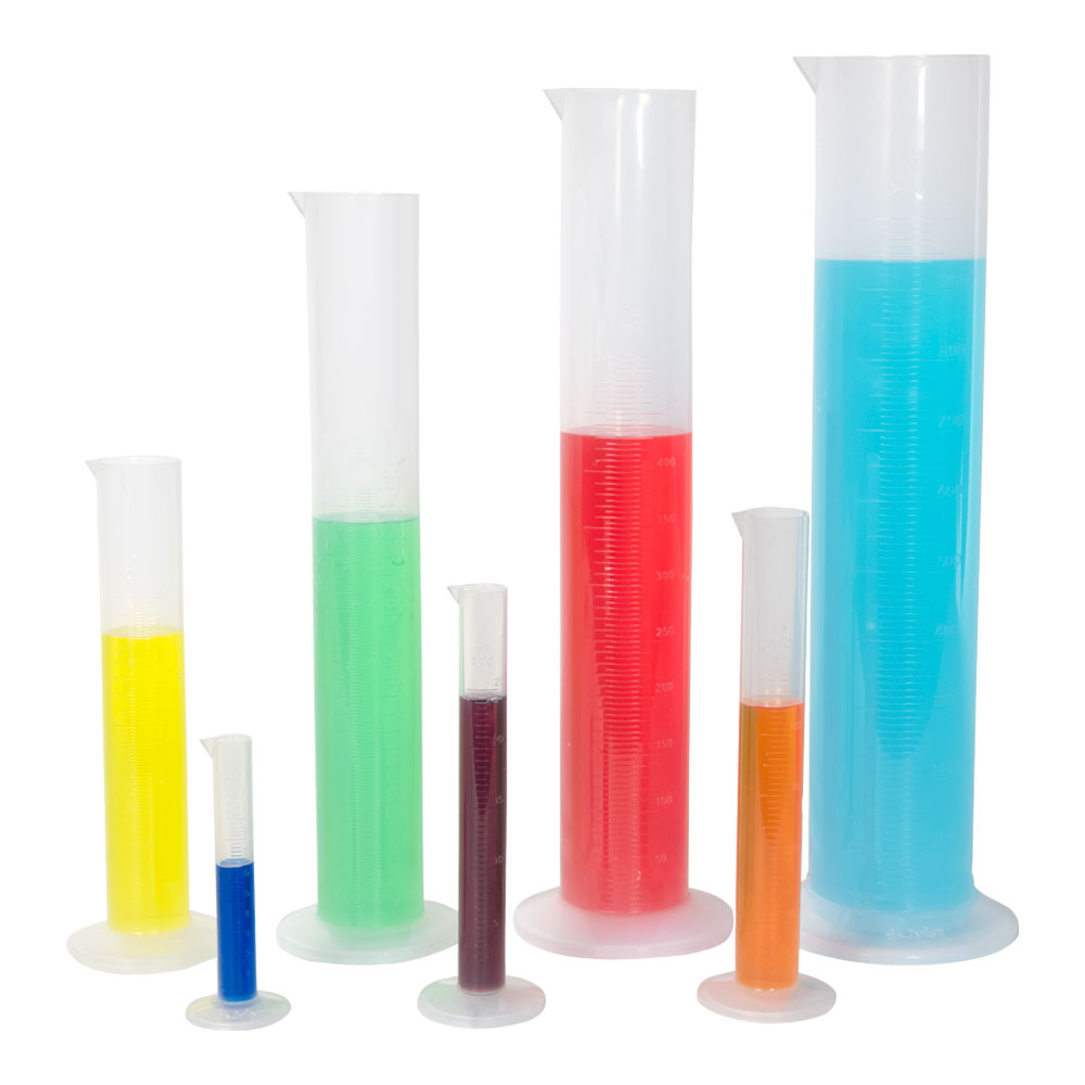 7 Piece Polypropylene Graduated Cylinder Set | U.S. Plastic Corp.
