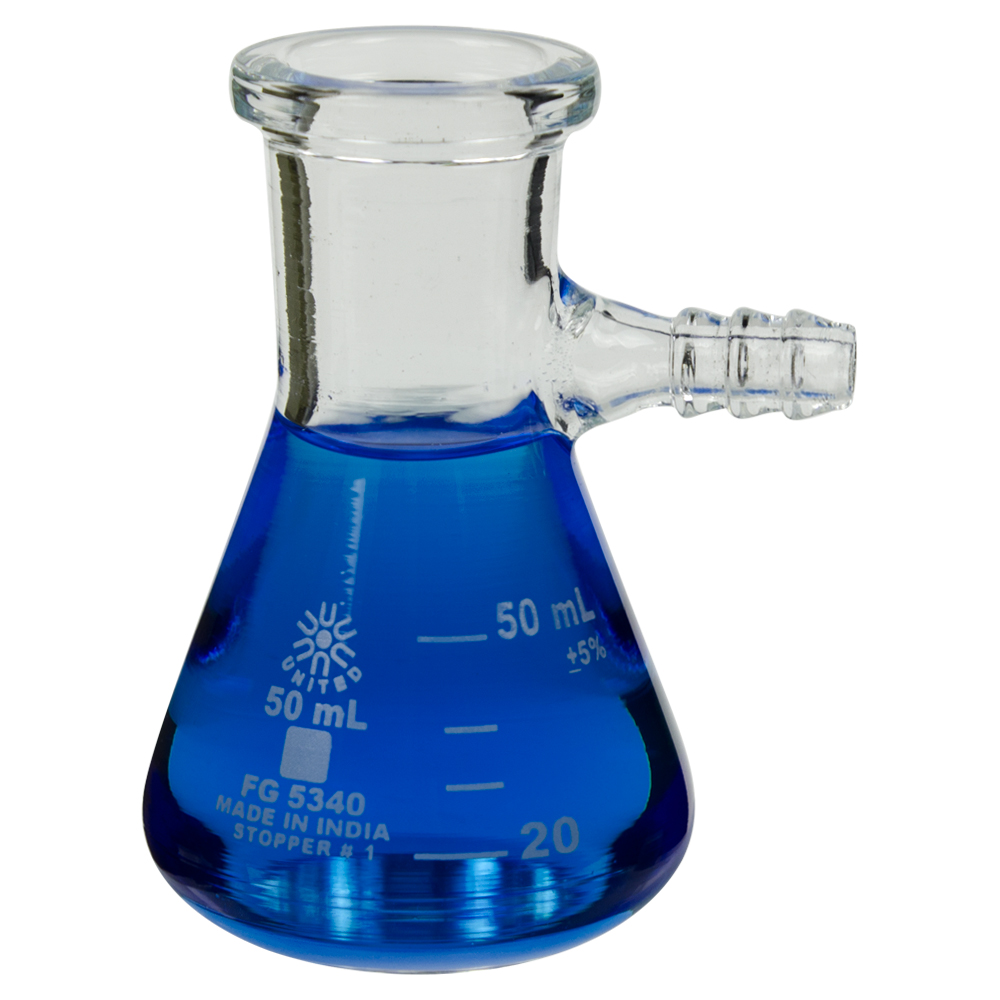 50mL Heavy Wall Glass Filtering Flask | U.S. Plastic Corp.