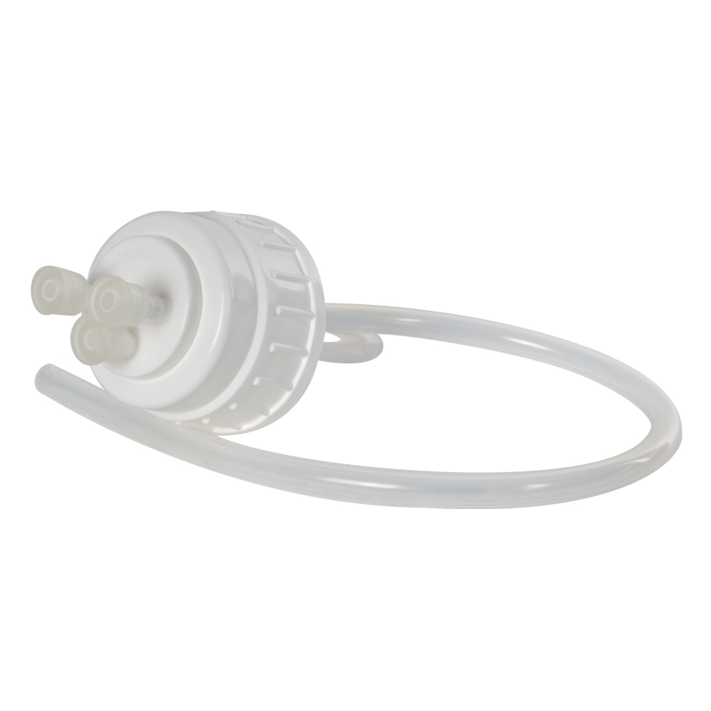 53B Nalgene™ Filling/Venting Closure with Ports for 1/4" ID Tube | U.S ...