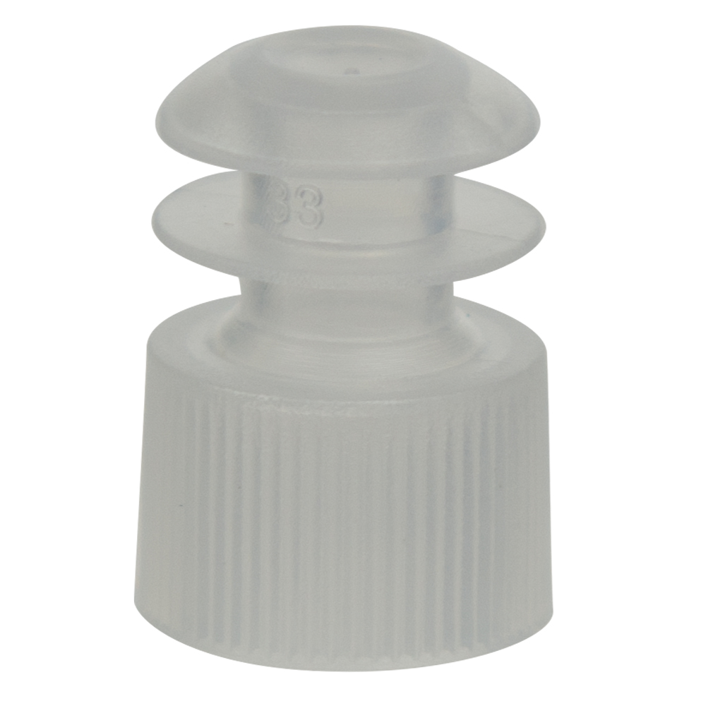 12mm Clear Flanged Cap | U.S. Plastic Corp.