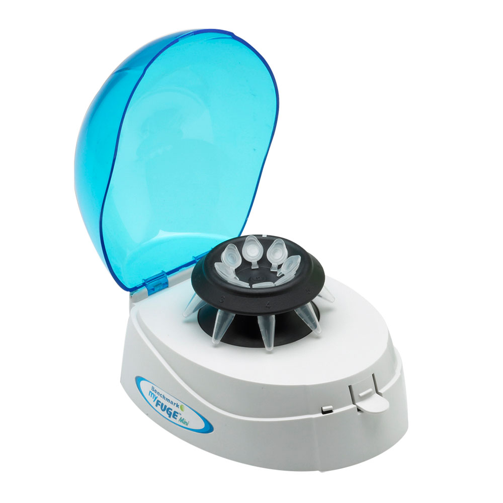MyFuge™ Mini Centrifuge 100-240V with Blue Lid | U.S. Plastic Corp.