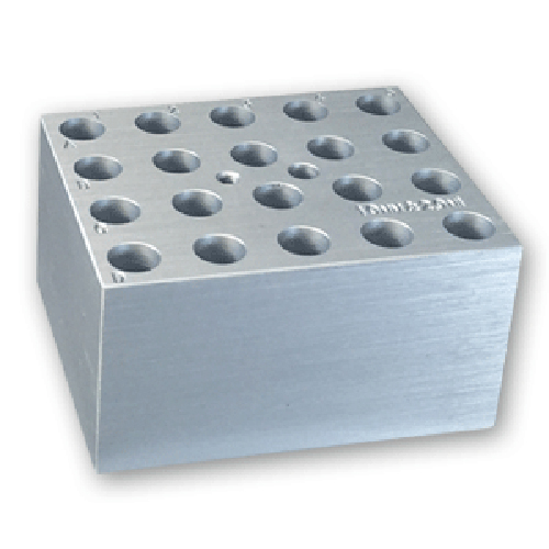 20 Slots x 2mL or 10mm Dia. Tubes Block | U.S. Plastic Corp.