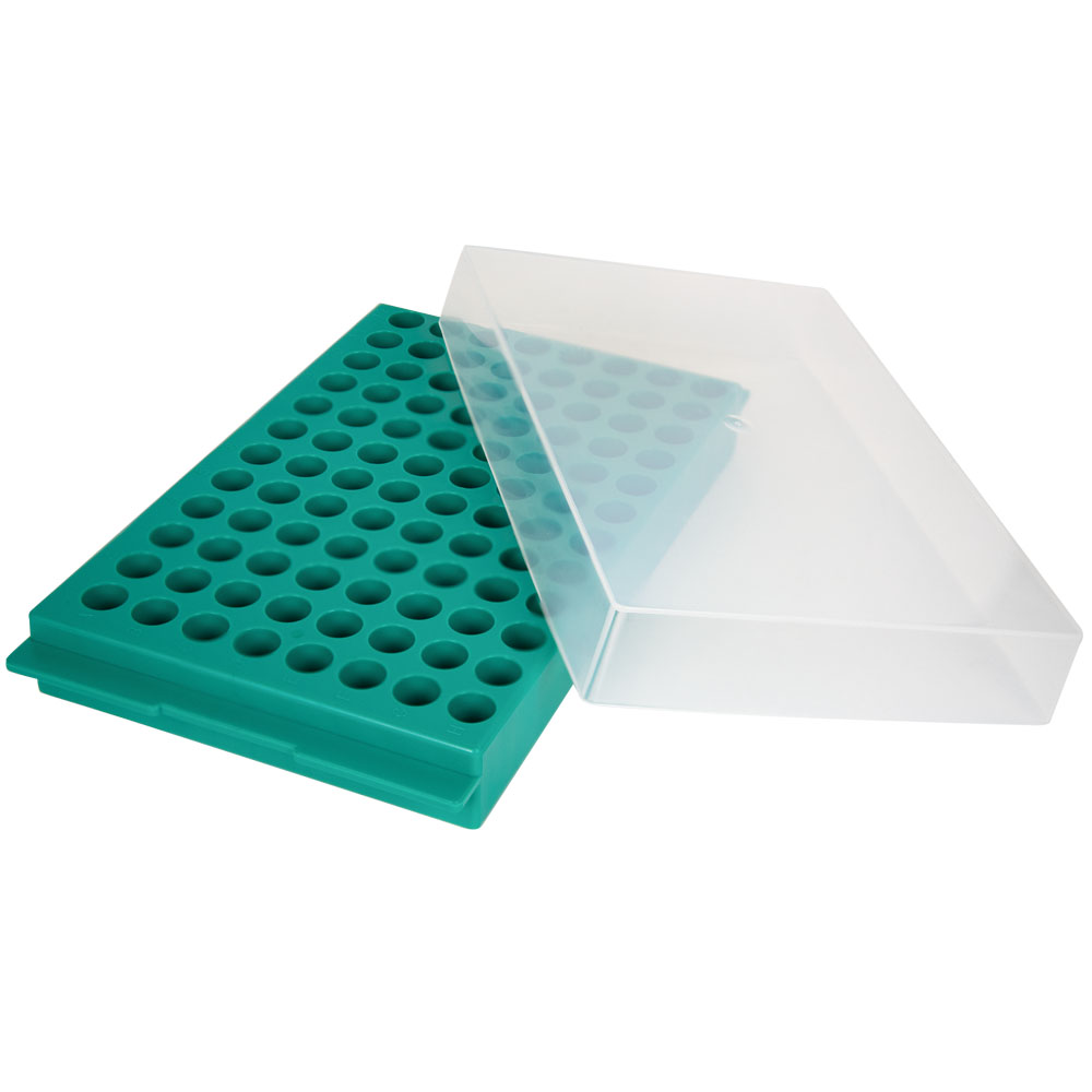 Green Reversible MicroCentrifuge Rack | U.S. Plastic Corp.