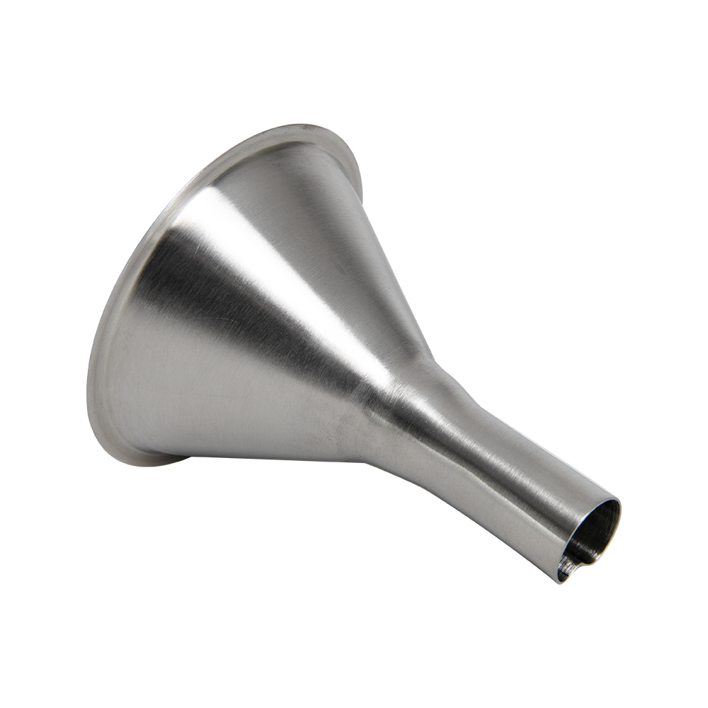 1.97" Top Dia. Stainless Steel Funnel without Handle & 0.47" OD Spout ...