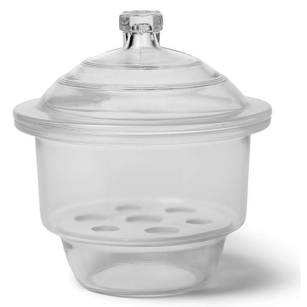 8" Clear Glass Non-Vacuum Desiccator with Clear Base - 0.35 cu. ft. | U ...