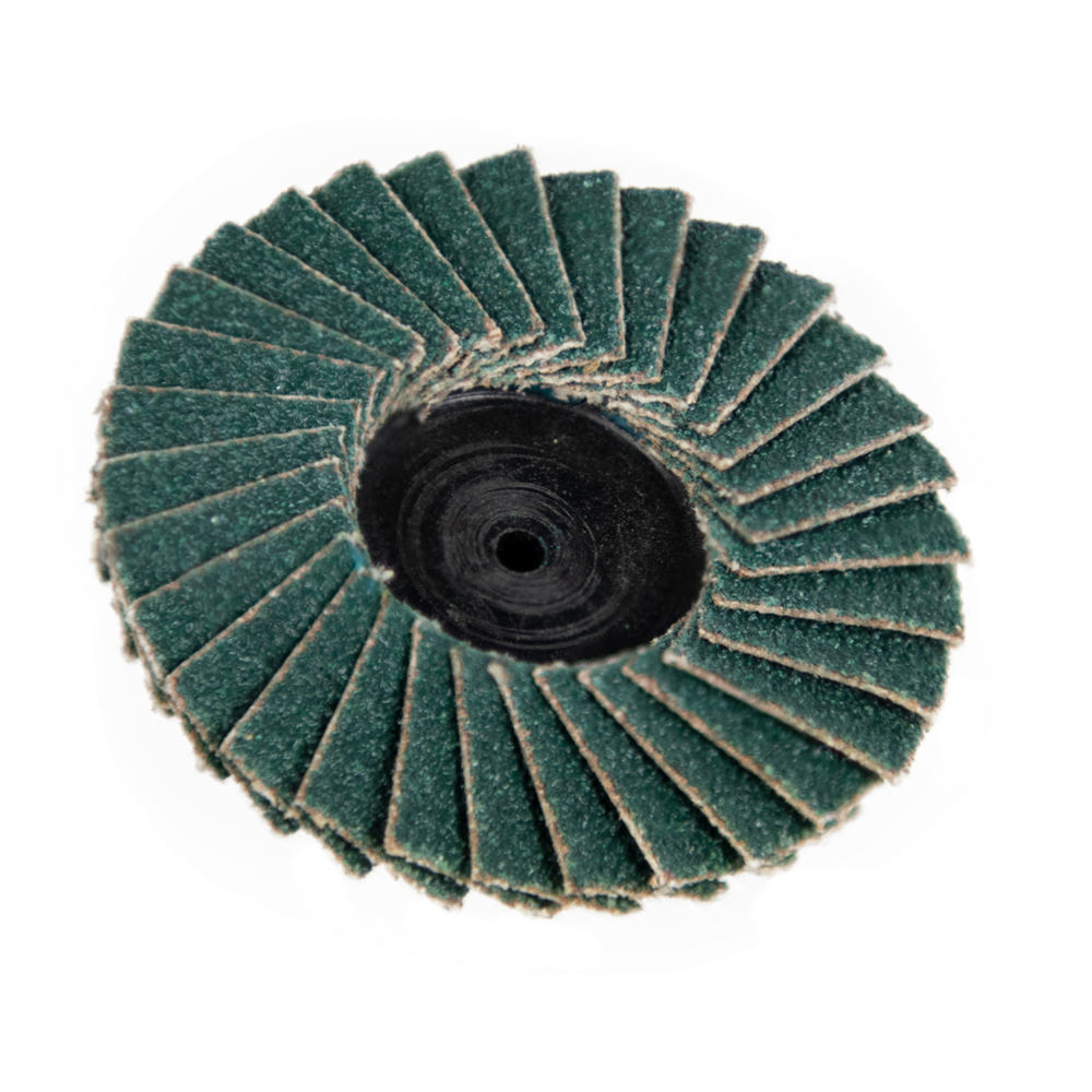 2" Zirconia Roloc® Type 80 Grit Mini Flap Discs | U.S. Plastic Corp.
