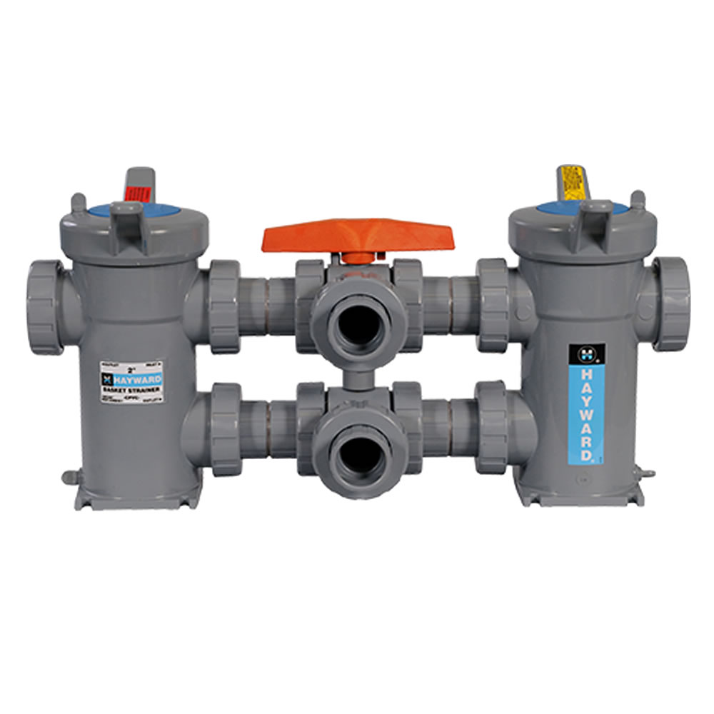 3/4" DB Series PVC Threaded/Socket Duplex Basket Strainer | U.S ...