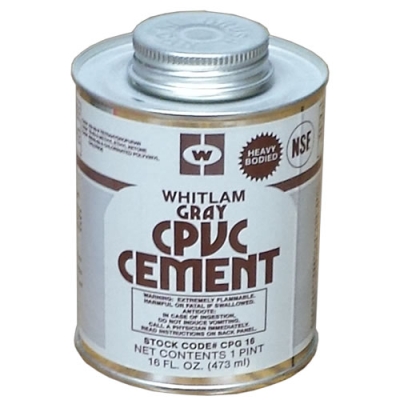 Quart CPVC Gray Heavy Bodied Cement | U.S. Plastic Corp.