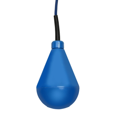 EPDM & PVC Blue Tilt Float Switch with Weight | U.S. Plastic Corp.