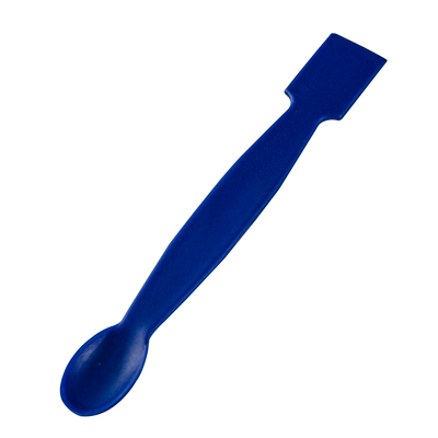 6" L Blue Polypropylene Flat Spatulas with Spoons - Package of 12 | U.S ...