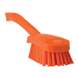 Vikan® Blue Short Handled Stiff Hand Brush | U.S. Plastic Corp.