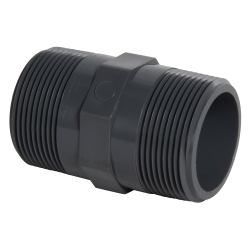 1/2" MNPT x 2" L Schedule 80 PVC Pipe Nipple | U.S. Plastic Corp.