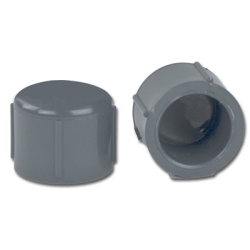 3" Schedule 80 Gray PVC Socket Cap | U.S. Plastic Corp.