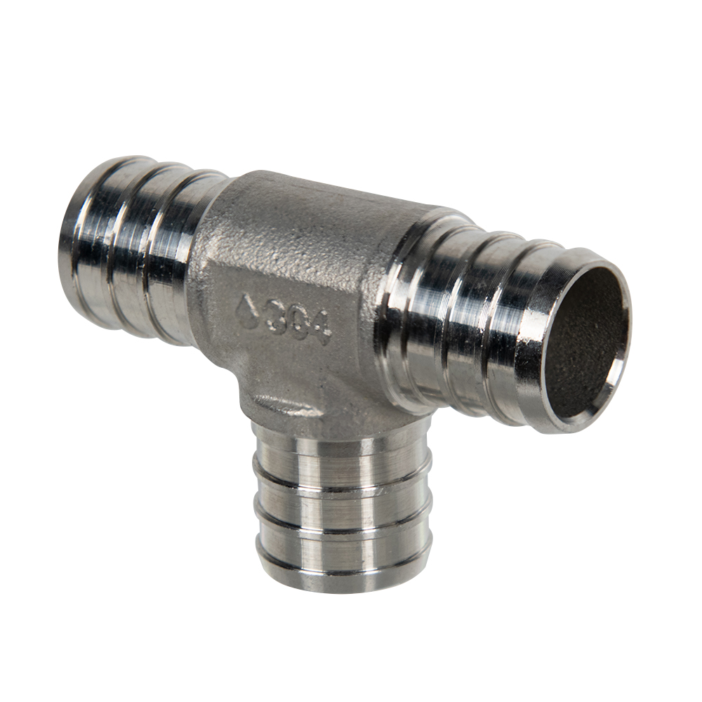 3 4 X 3 4 X 3 4 PEX Stainless Steel Tee U S Plastic Corp 3-4-x-3-4-x-3-4-pex-stainless-steel-tee-u-s-plastic-corp