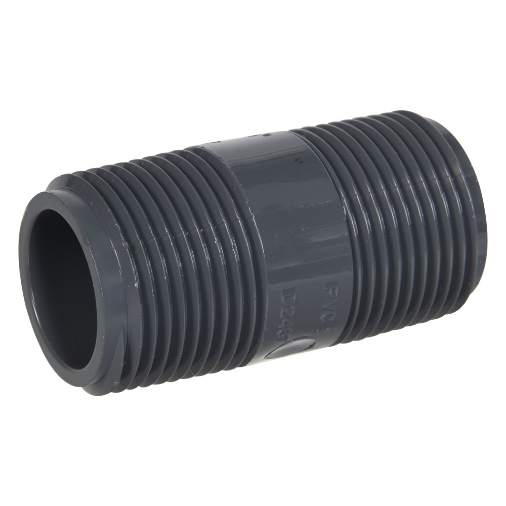 3/4" MNPT x 2" L Schedule 80 PVC Pipe Nipple | U.S. Plastic Corp.