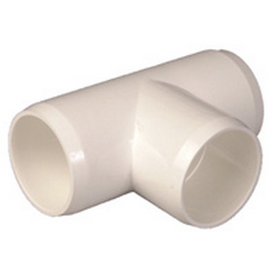 1" White Tee | U.S. Plastic Corp.