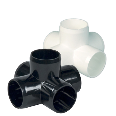 5-Way Cross for Furniture Pipe | U.S. Plastic Corp.