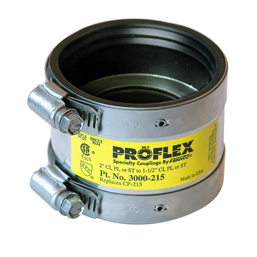 2" CI, PL or ST x 1-1/2" CI, PL, ST or XH CI Proflex® Coupling | U.S ...