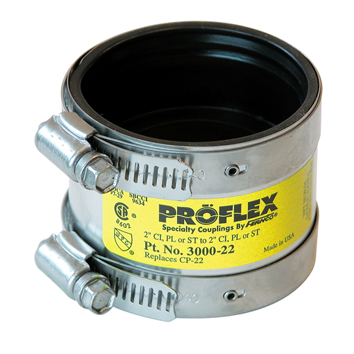 2" CI, PL or ST x 2" CI, PL, ST or XH CI Proflex® Coupling | U.S ...