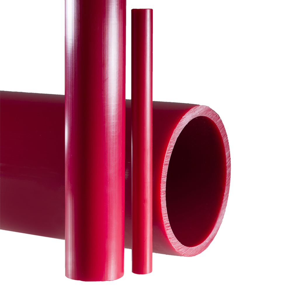 1/2" Coretec® Red Kynar® PVDF Schedule 80 Pipe | U.S. Plastic Corp.