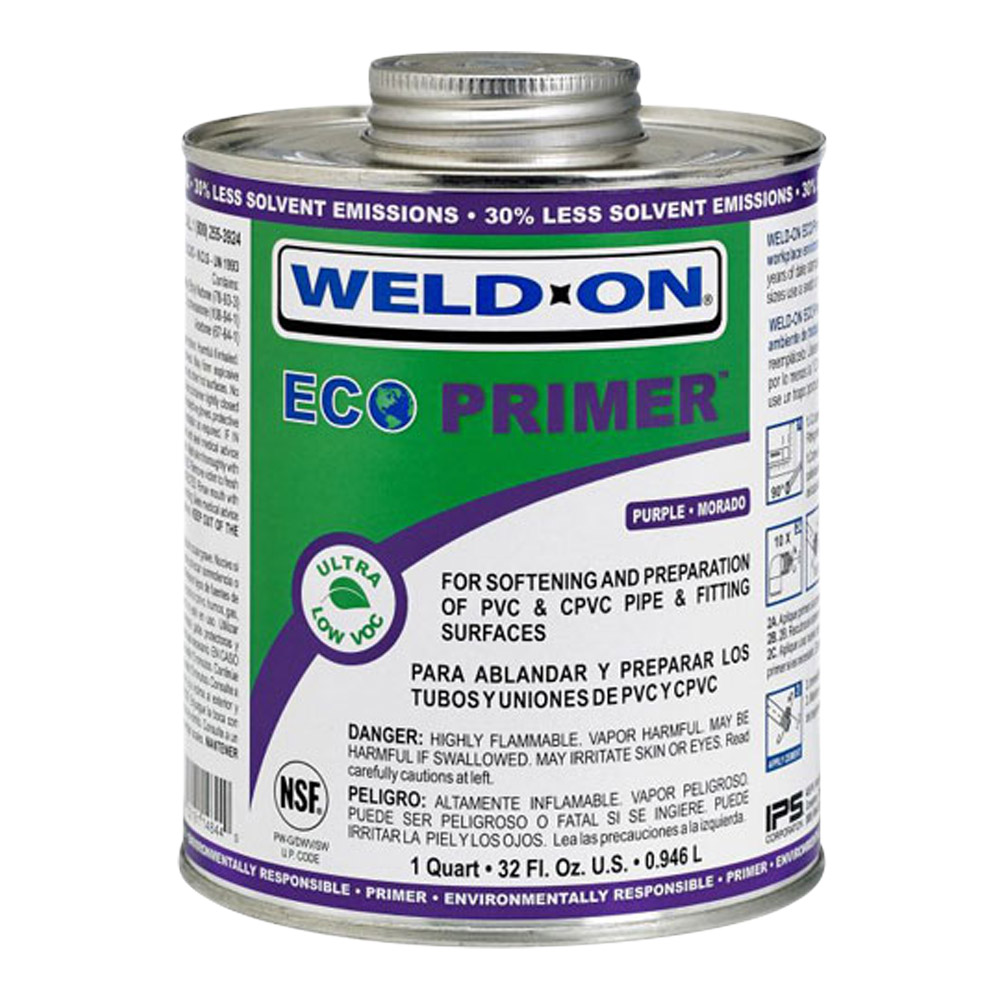 Pint IPS® Weld-On® ECO™ Ultra Clear Low VOC Primer | U.S. Plastic Corp.